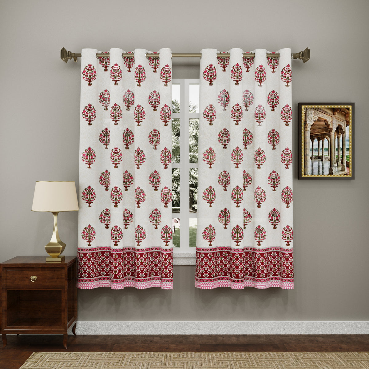 Cotton Curtain – Blocks Of India