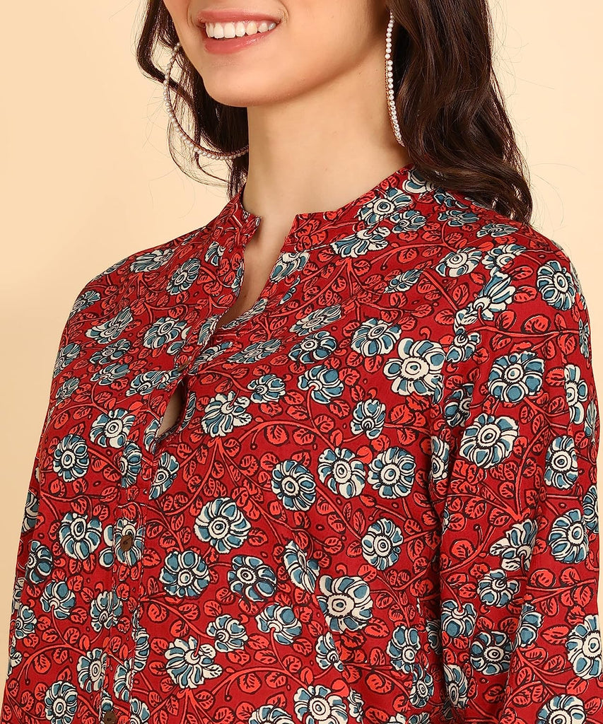 BLOCKS OF INDIA Co ords Set in Pure Cotton Flower Print – Blocks Of India