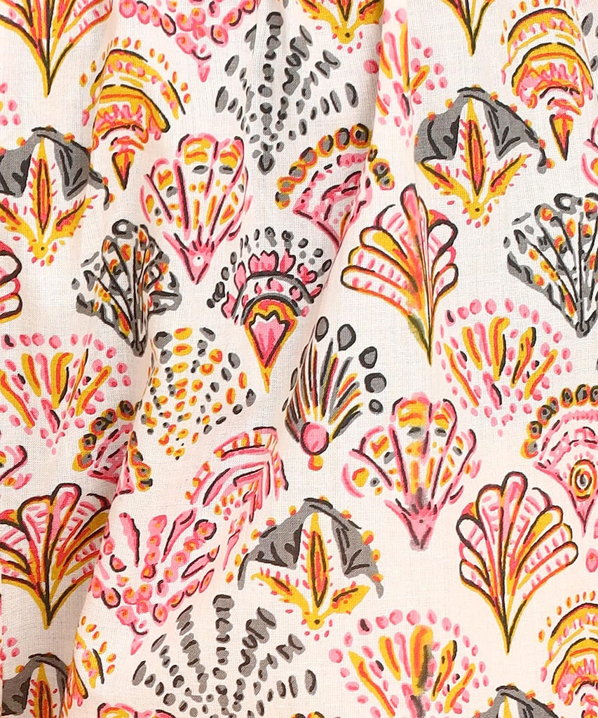 BLOCKS OF INDIA Co ords Set in Pure Cotton Multi Colour Hand Block Pri ...