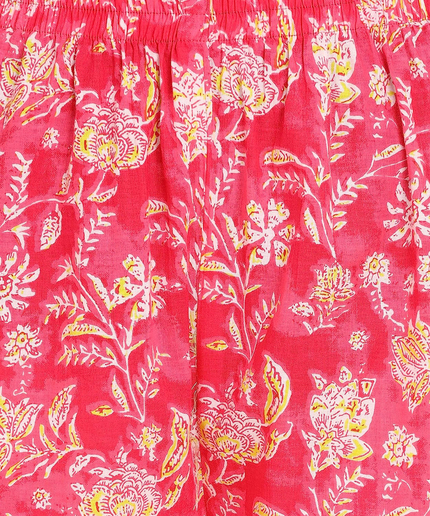 Co ords Set in Pure Cotton Pink Colour Hand Block Print – Blocks Of India